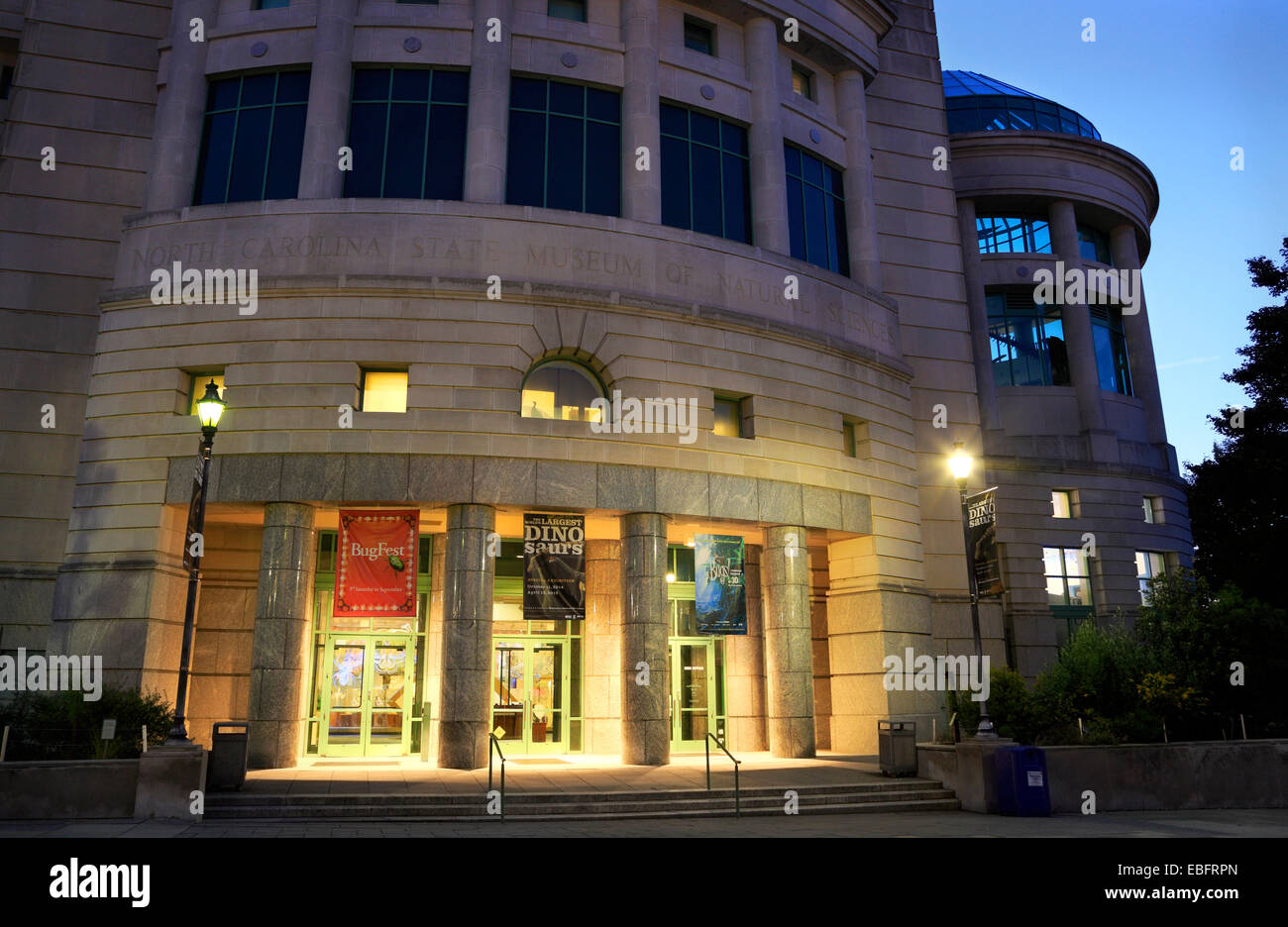 North Carolina State Museum of Natural Science in downtown Raleigh at ...