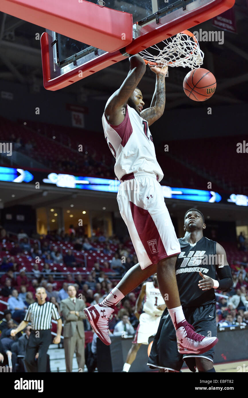 Philadelphia, Pennsylvania, USA. 30th Nov, 2014. Temple Owls forward ...