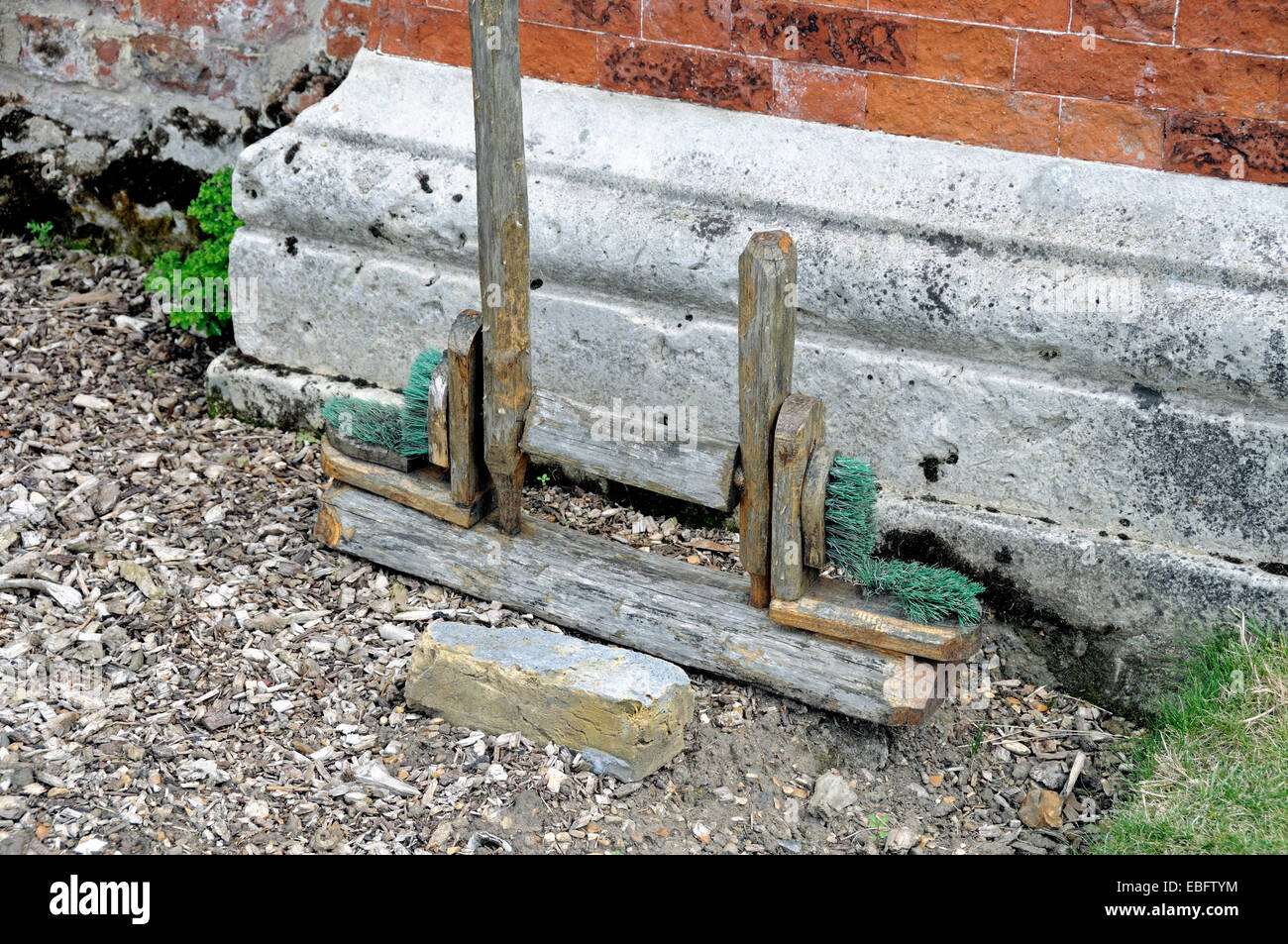 Boot scraper made from recycled materials, Cheswick House Kitchen ...