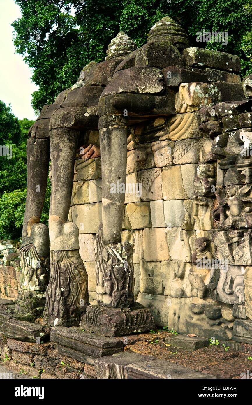 Royal Palace, Angkor Thom, Angkor, UNESCO World Heritage Site, Cambodia ...