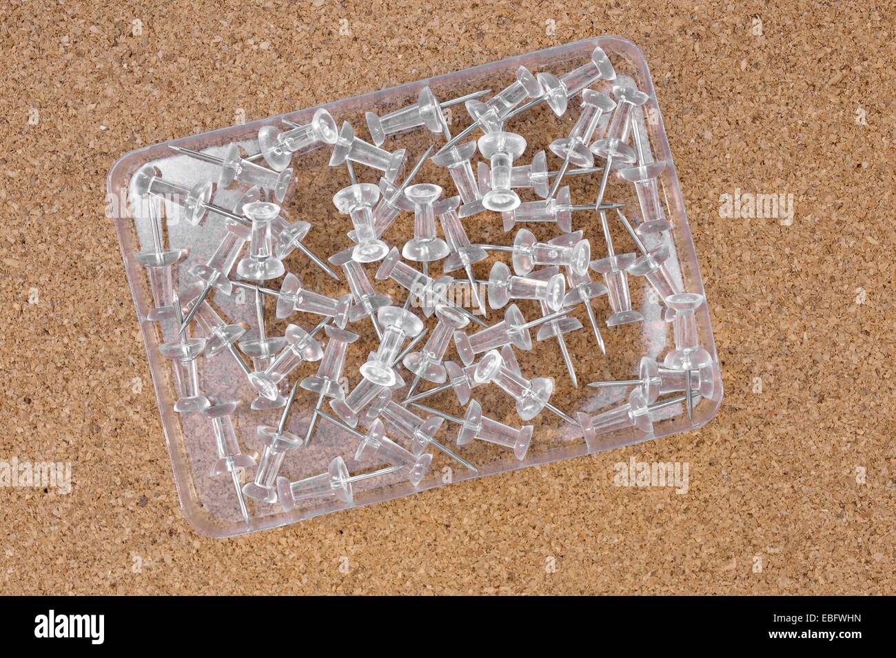 A close up shot of a notice board pins Stock Photo - Alamy
