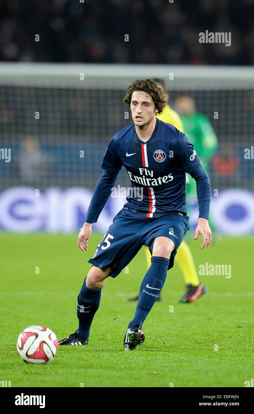 Adrien Rabiot - 29.11.2014 - Paris Saint Germain/Nice - 15eme journee ...