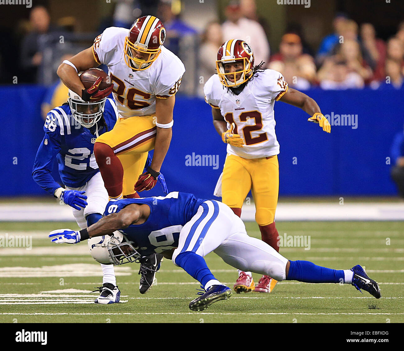 Indianapolis, IN, USA. 30th Nov, 2014. Washington Redskins tight end ...