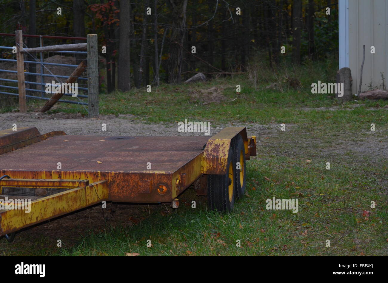 Lowboy trailer hi-res stock photography and images - Alamy