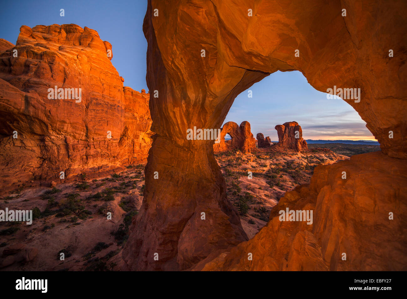 Moab utah arches hi-res stock photography and images - Alamy