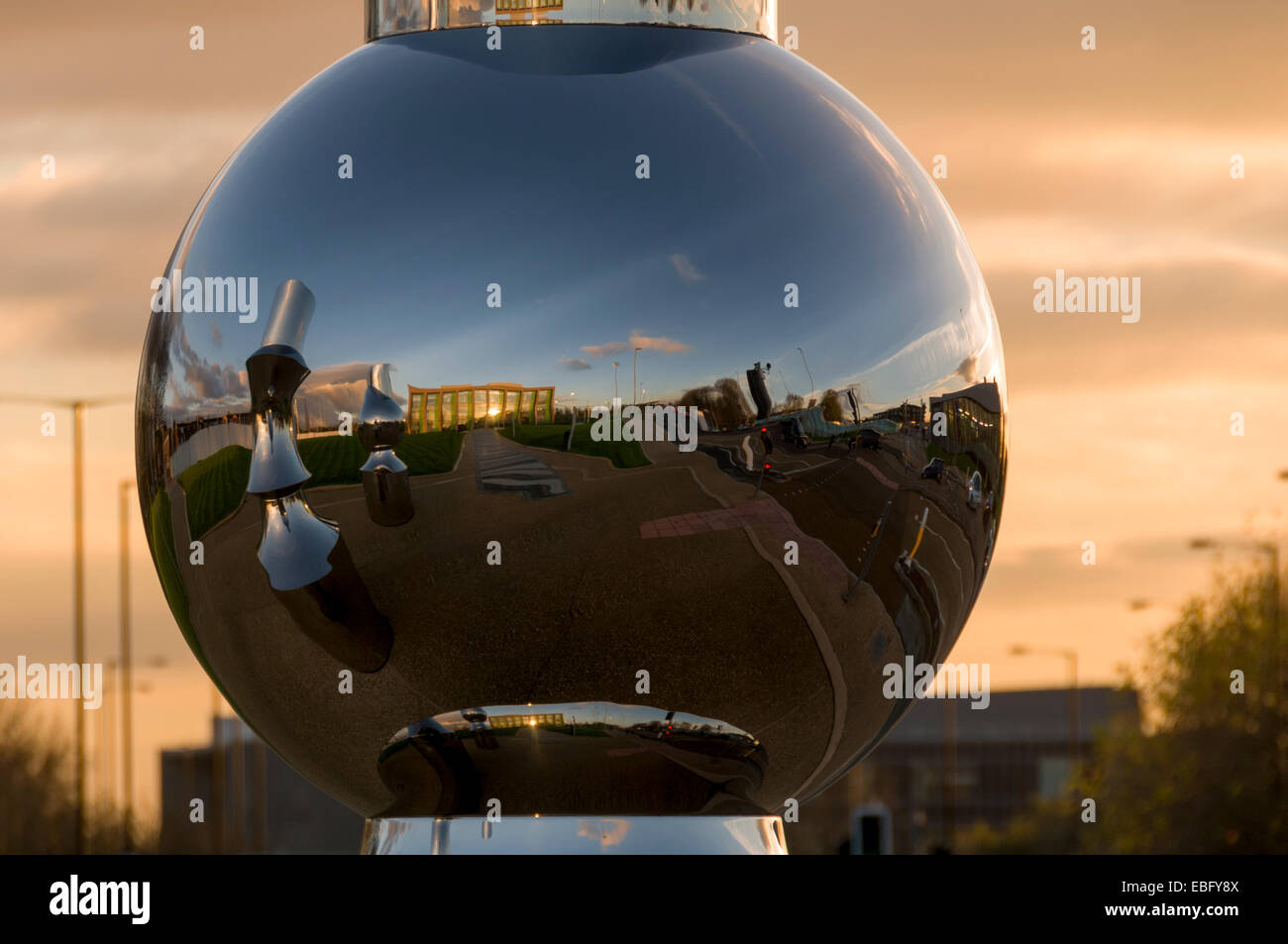 Dad's Halo Effect, a sculpture by Ryan Gander, outside the Connell ...