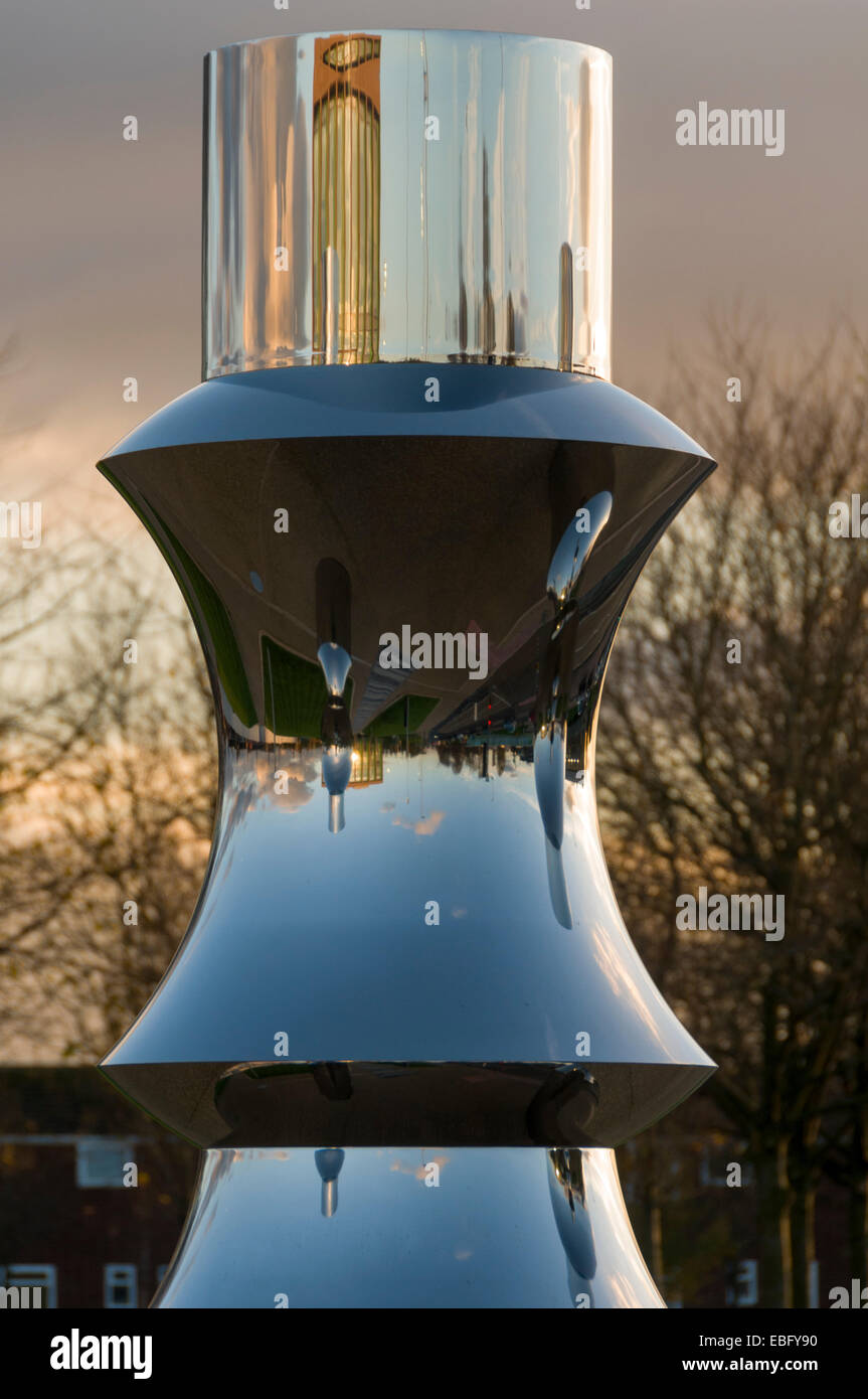 Dad's Halo Effect, a sculpture by Ryan Gander, outside the Connell ...