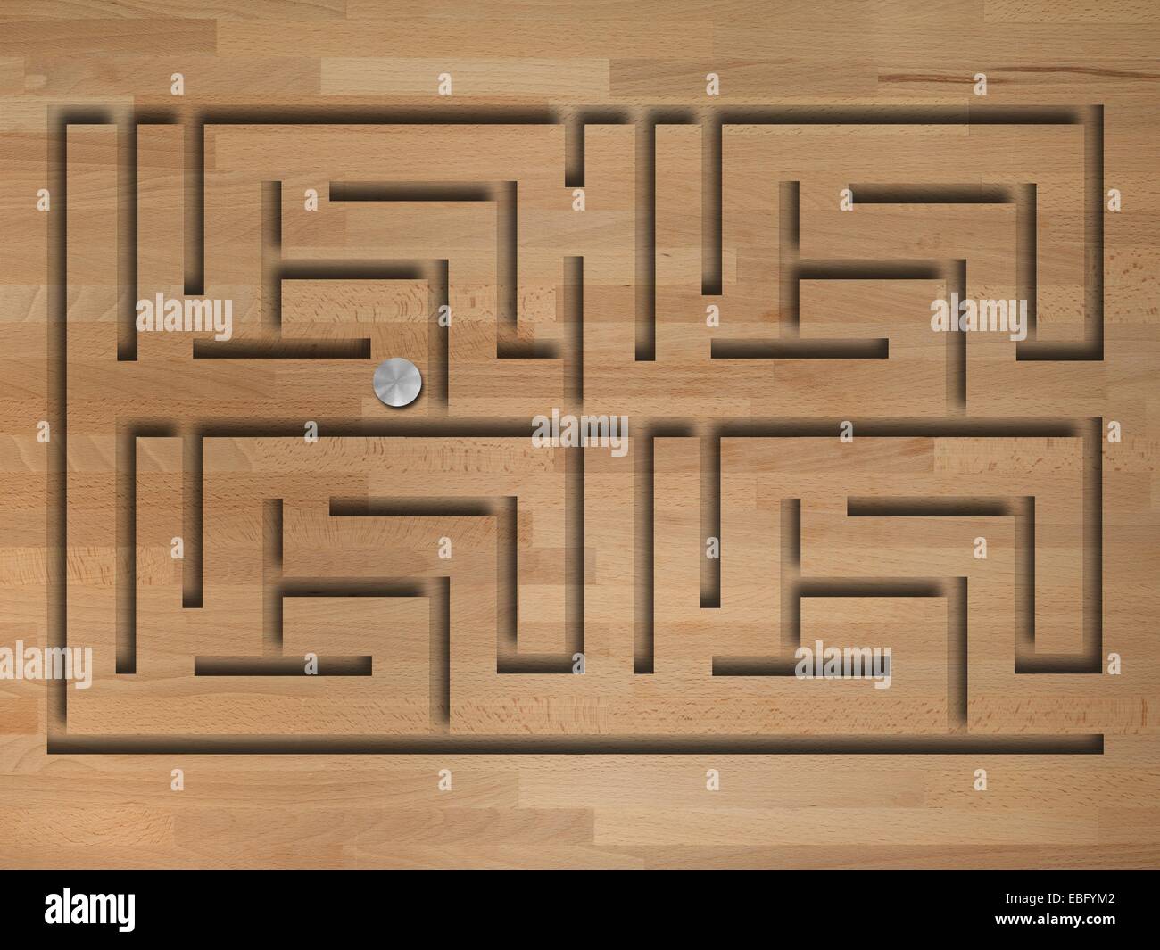 A close up abstract image of a maze Stock Photo - Alamy