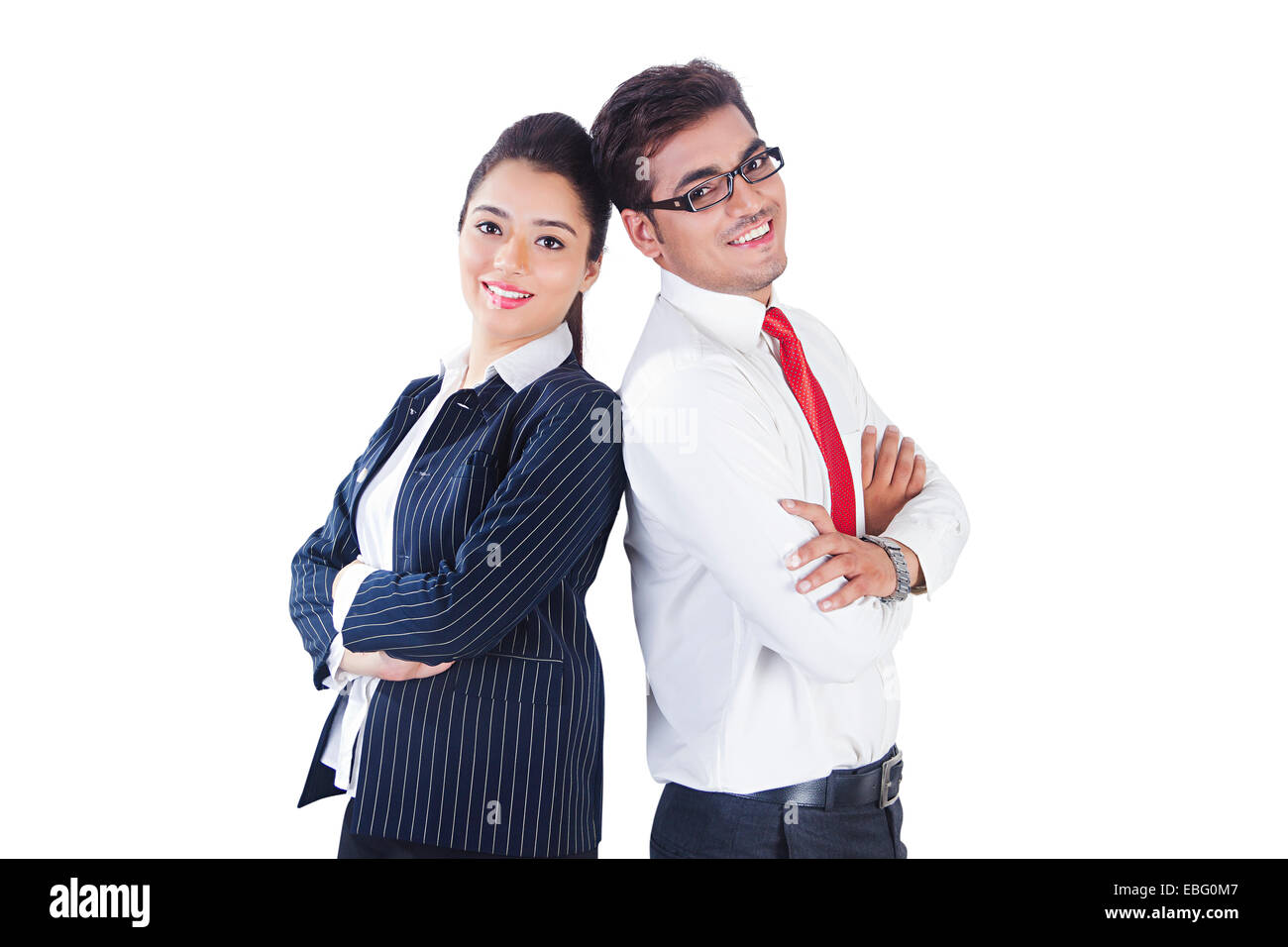 Indian employee lady standing pose hi-res stock photography and images ...