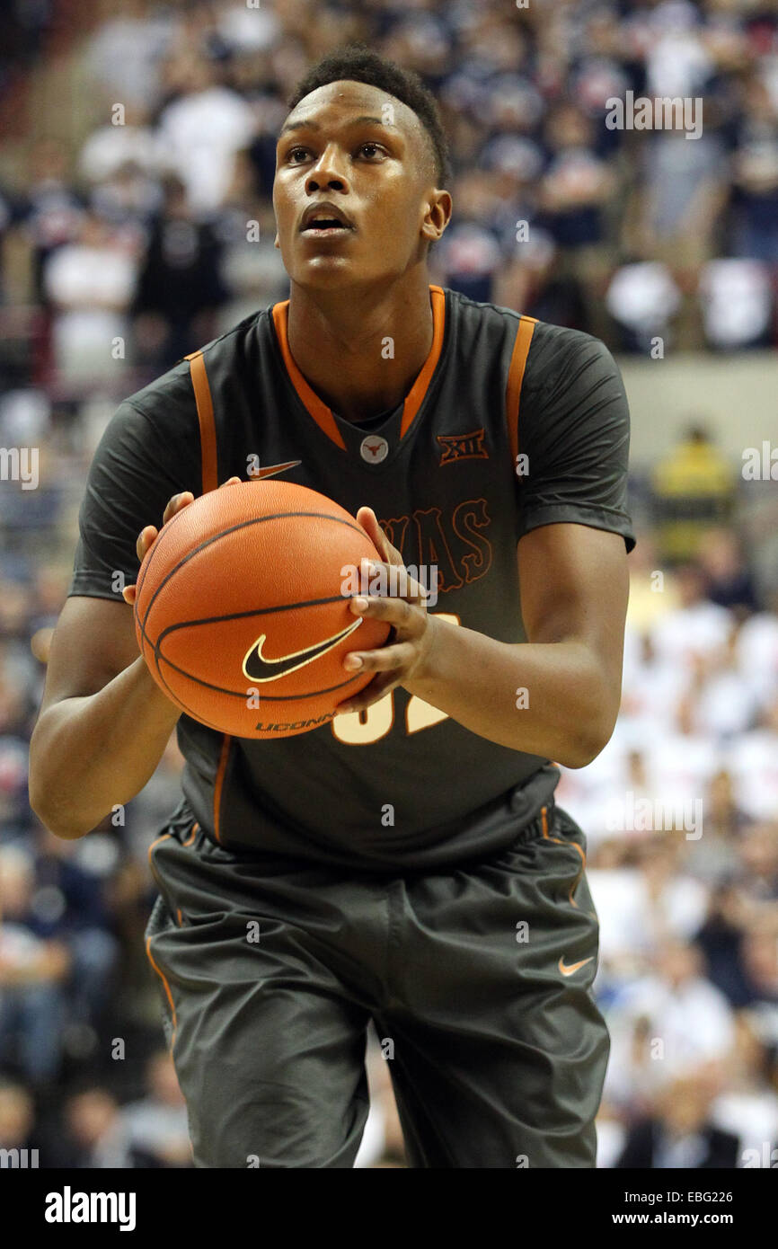 Storrs, Connecticut, USA. 30th Nov, 2014. Texas Longhorns forward Myles ...