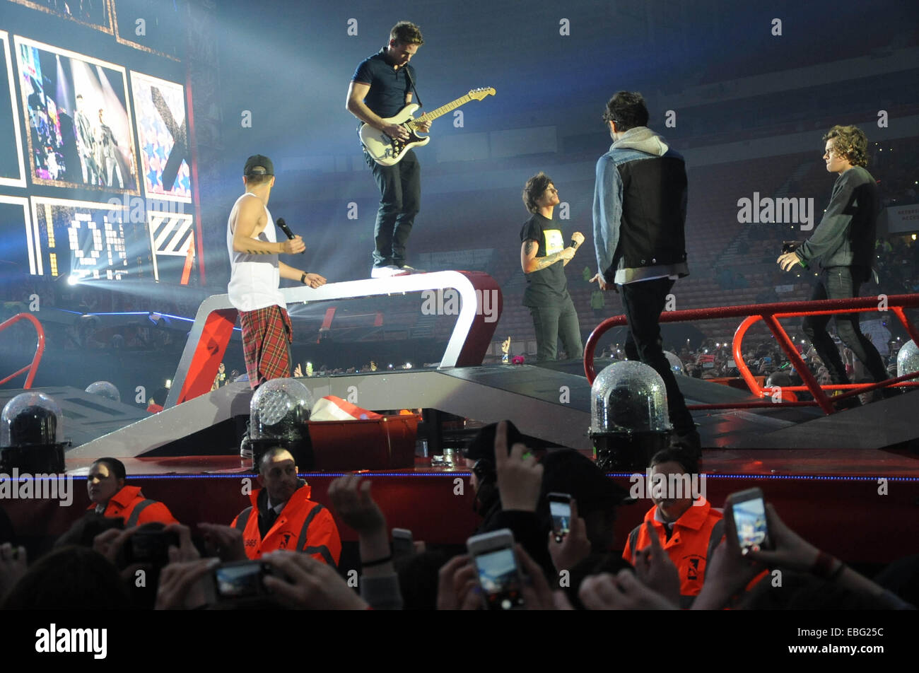 One Direction kick off 'Where We Are Tour' in Sunderland Featuring: One ...