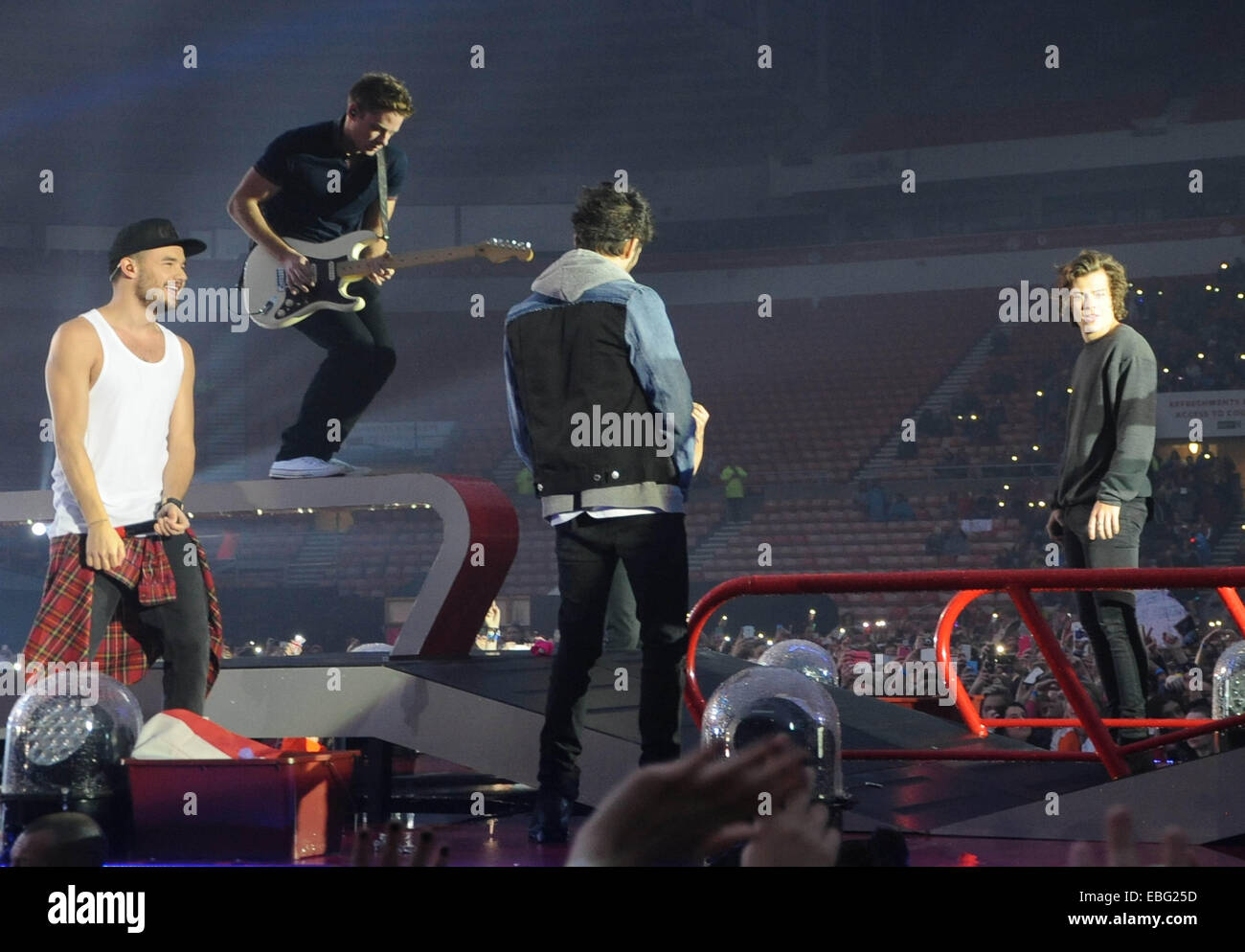 One Direction kick off 'Where We Are Tour' in Sunderland Featuring: One ...