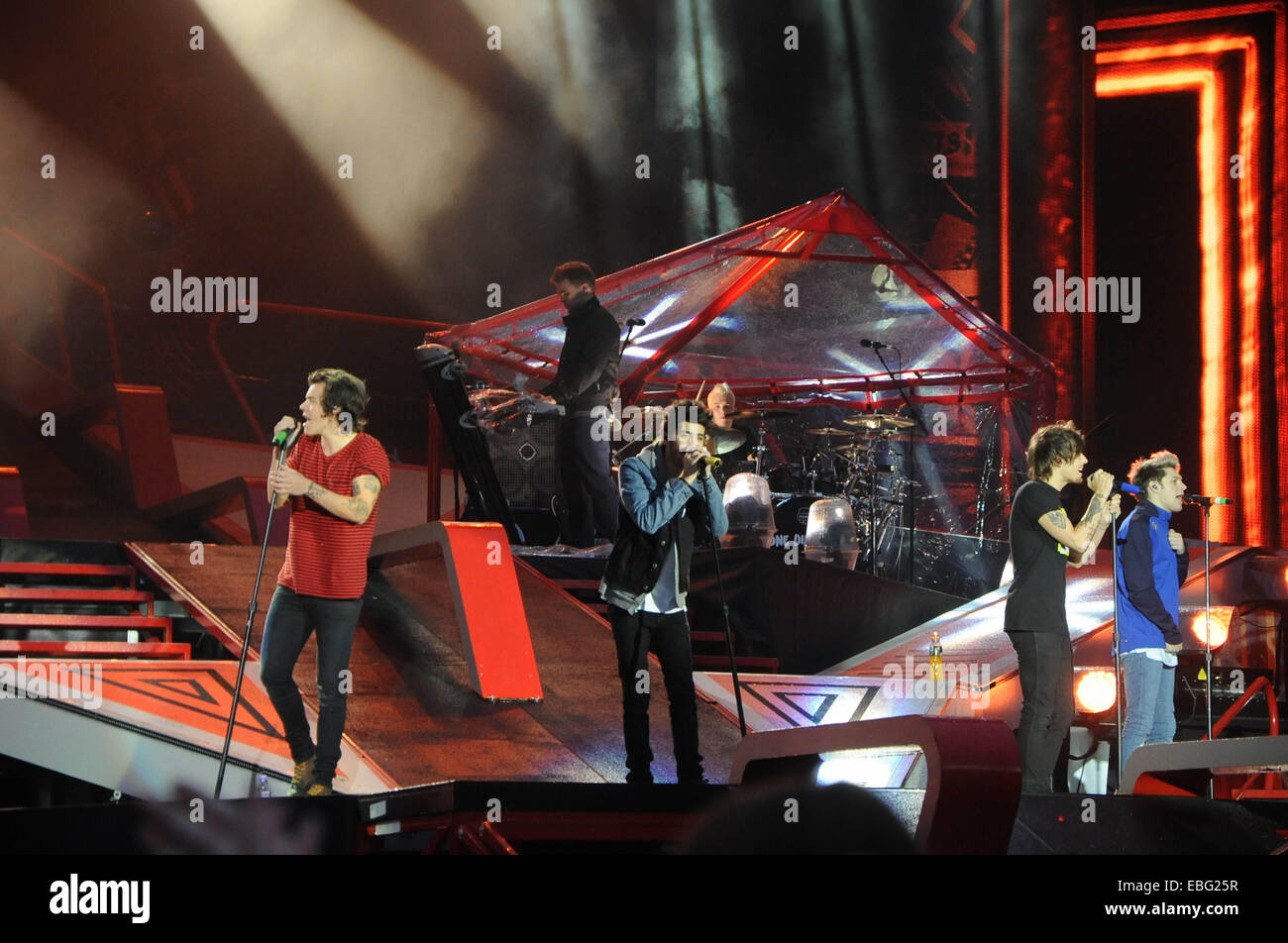 One Direction kick off 'Where We Are Tour' in Sunderland Featuring: One ...