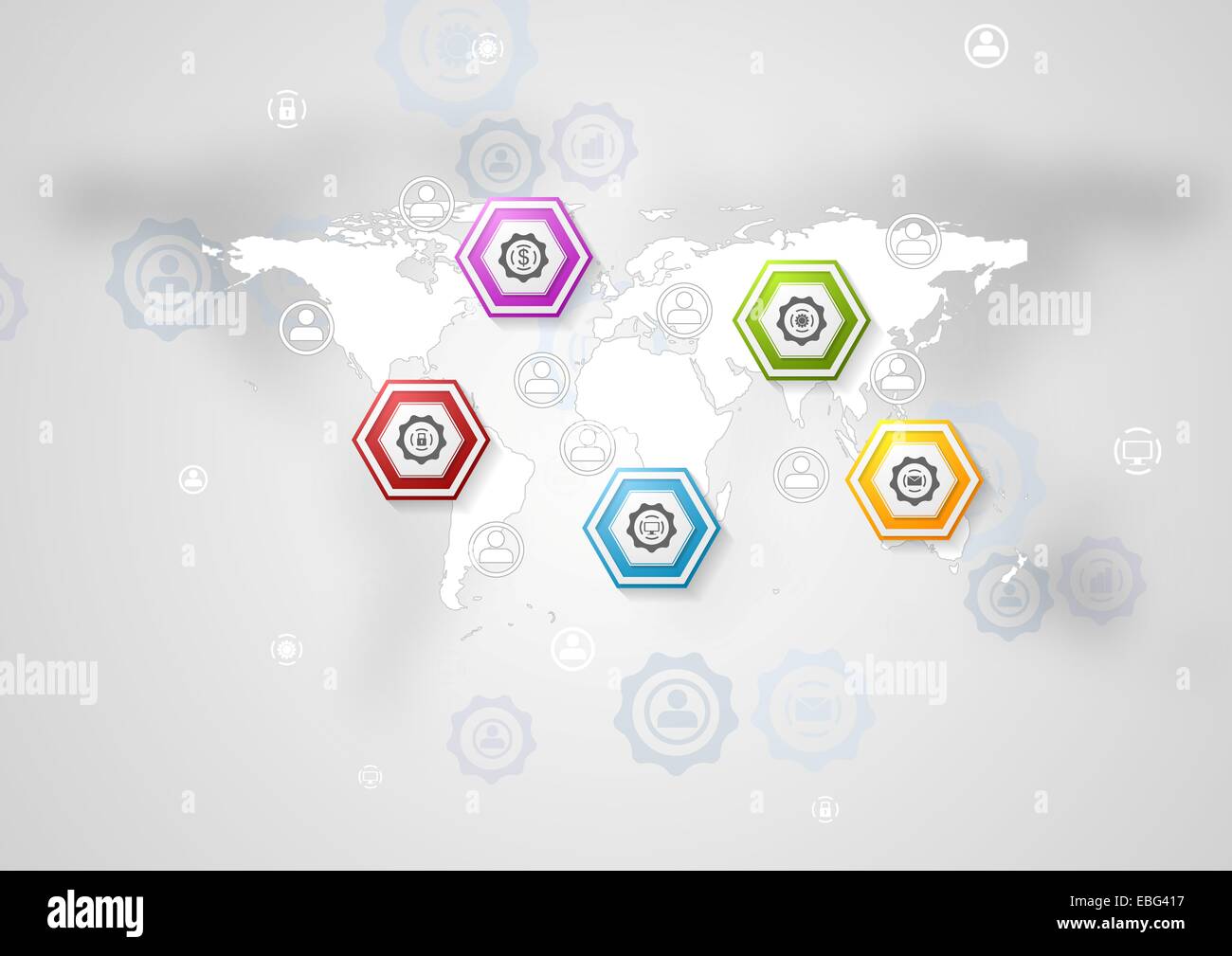 Technology infographic background. Vector design Stock Photo - Alamy