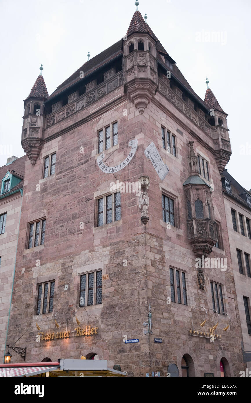 A gothic style building in Nuremburg Germany Stock Photo - Alamy