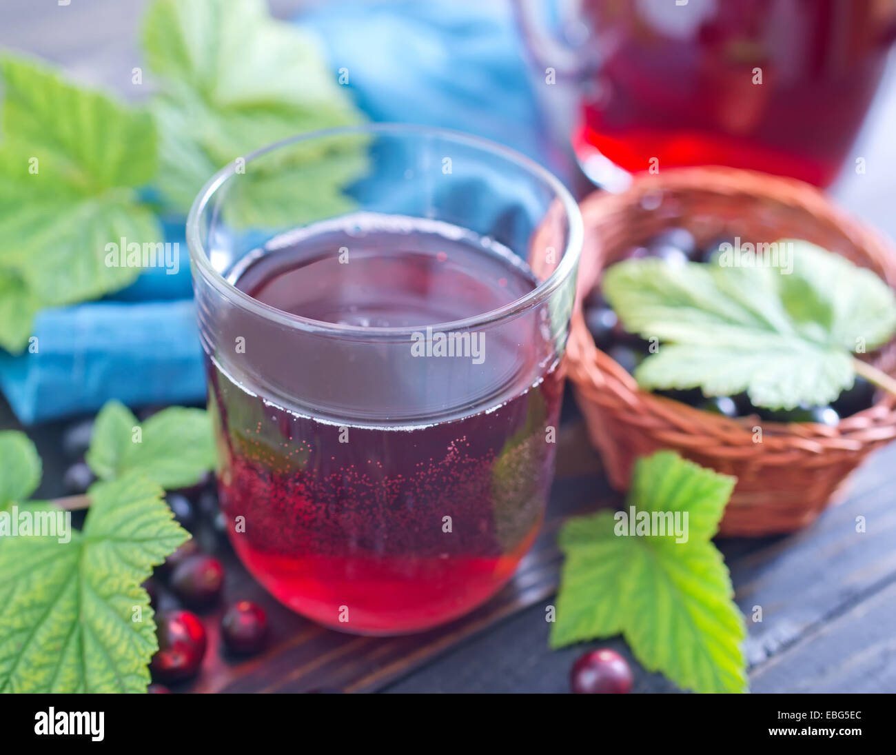 black currant juice Stock Photo - Alamy