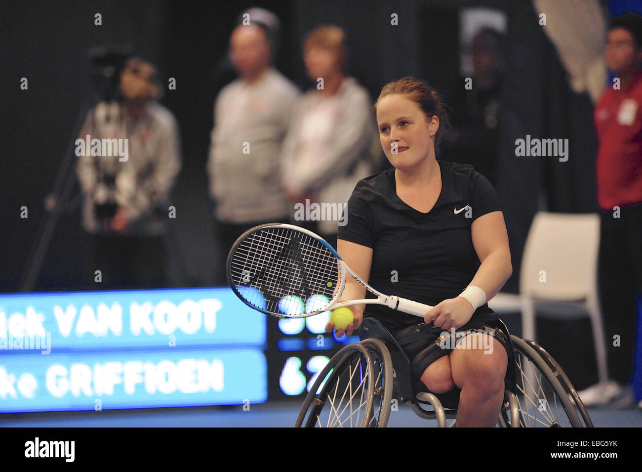 Birmingham, UK. 30th November, 2014. Aniek van Koot (NED) about to ...