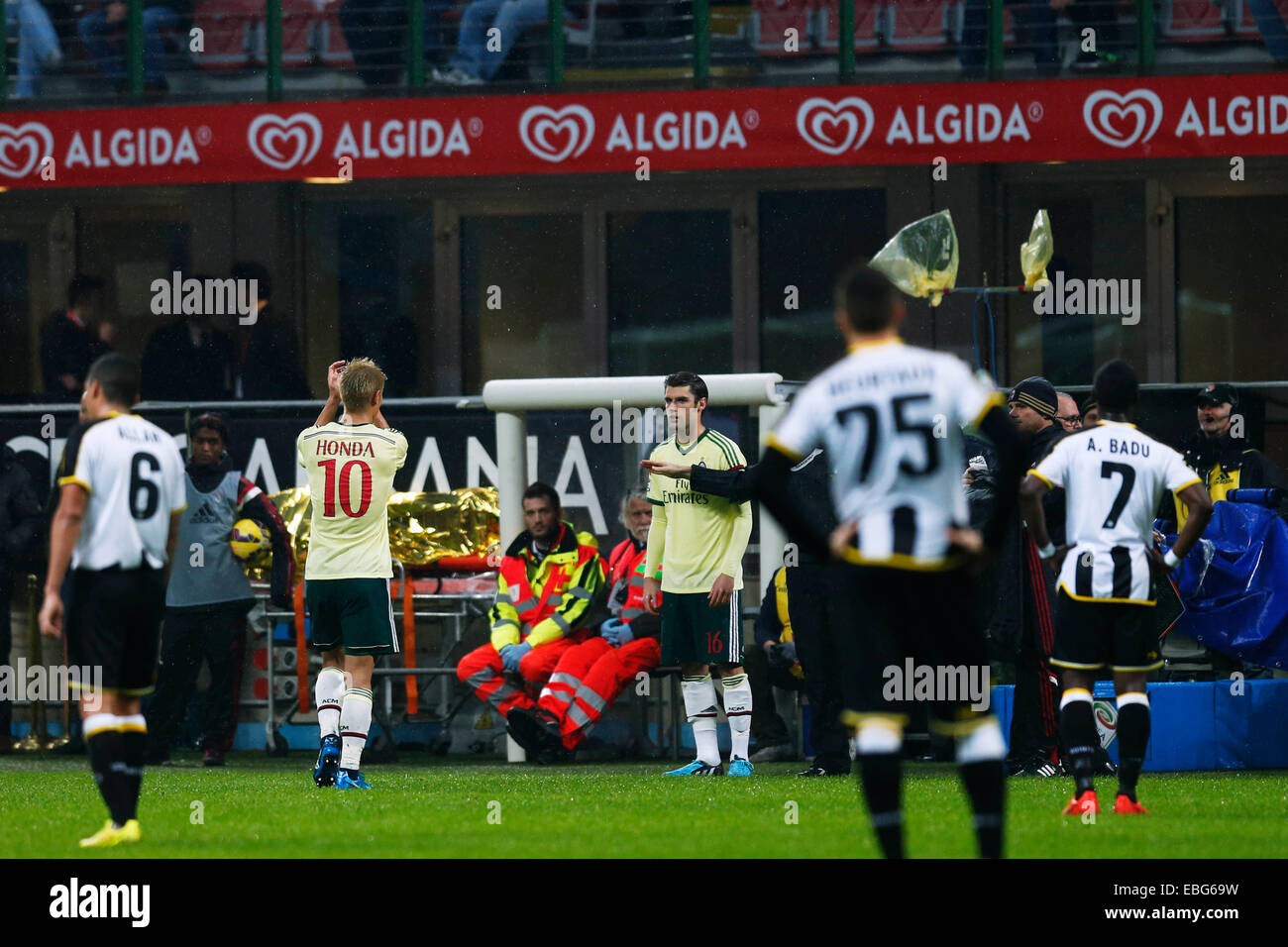 Keisuke Honda (Milan), NOVEMBER 30, 2014 - Football / Soccer : Italian "Serie A" match between ...