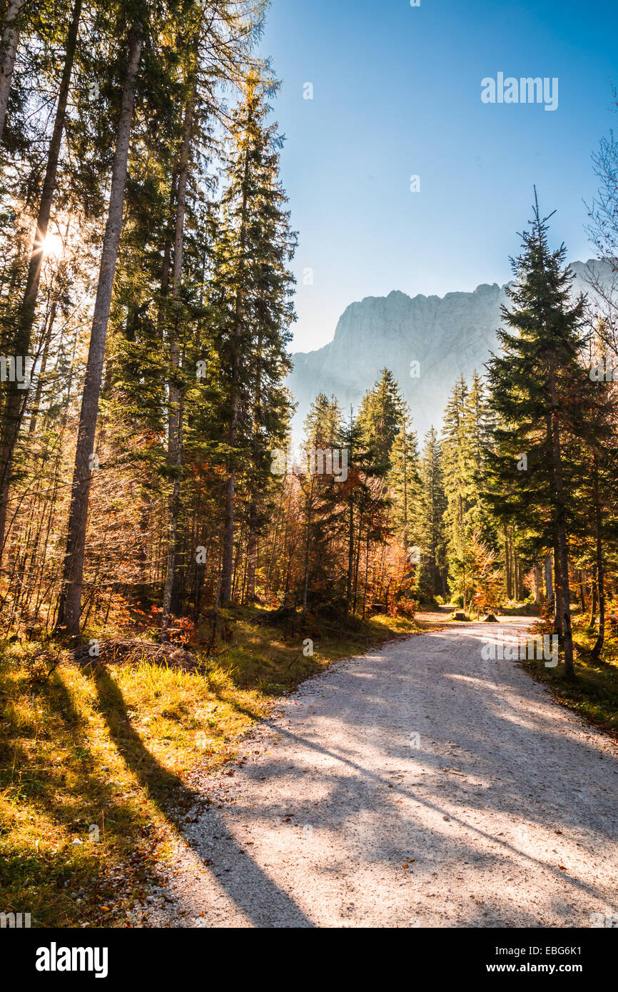 Fall coming in italian alps hi-res stock photography and images - Alamy