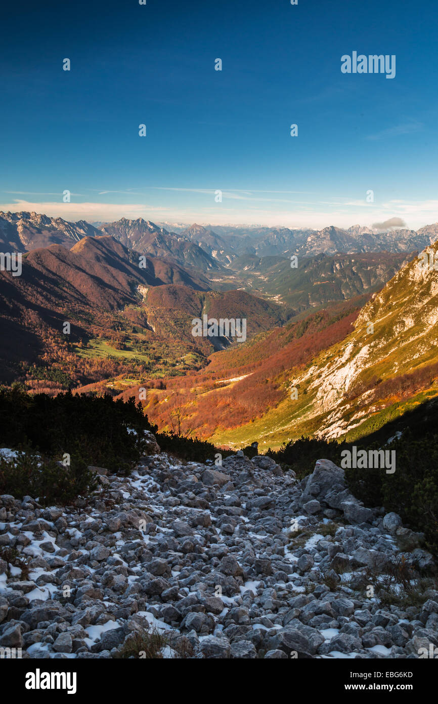 Fall is coming in the italian alps Stock Photo - Alamy
