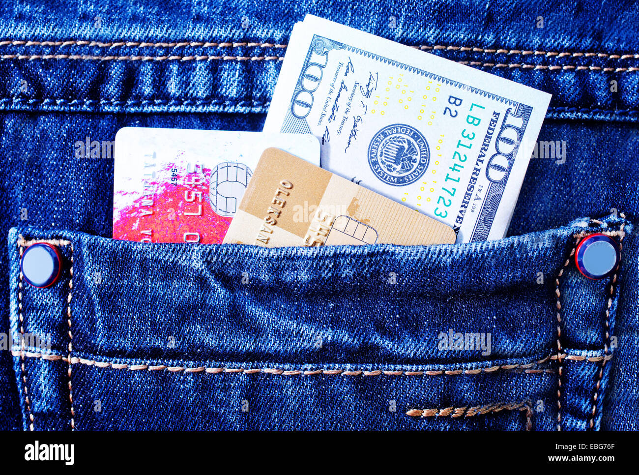 jeans and money Stock Photo - Alamy