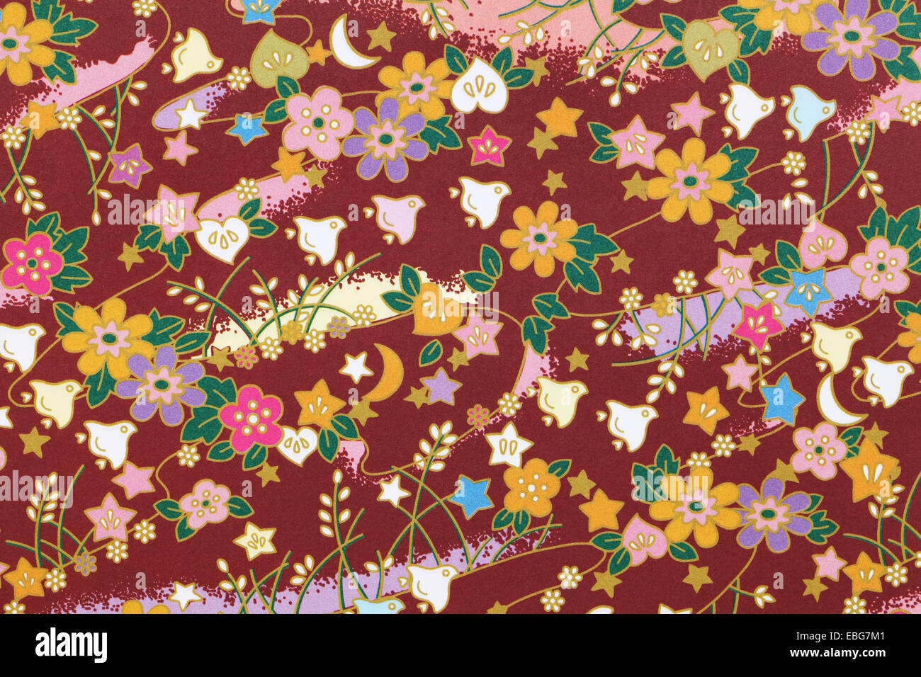Traditional Japanese pattern origami paper Stock Photo - Alamy