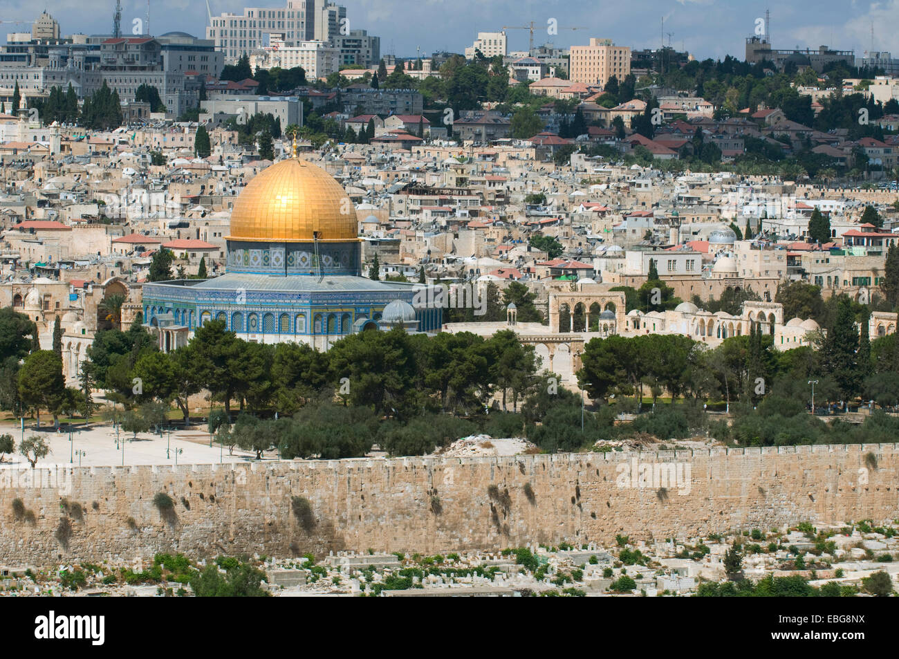 This is a panorama of Jerusalem city Stock Photo - Alamy