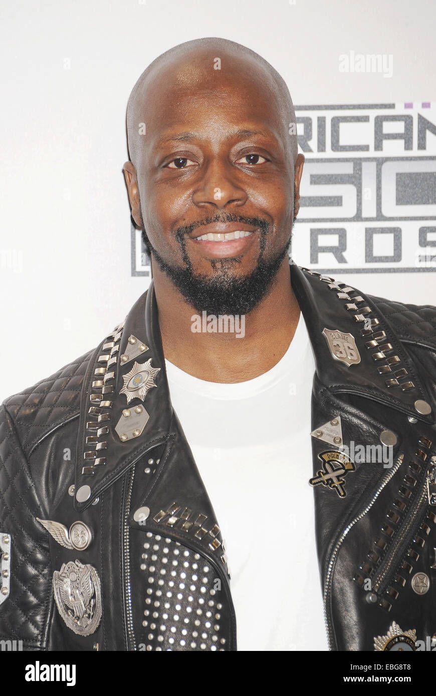 WYCLEF JEAN Haitian musician at the 2014 American Music Awards , Los ...