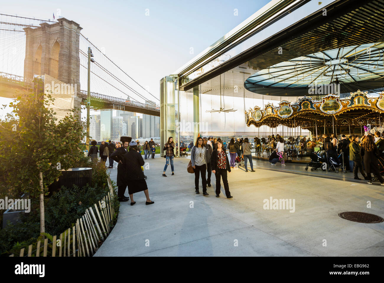 Manhattan merry go round hi-res stock photography and images - Alamy