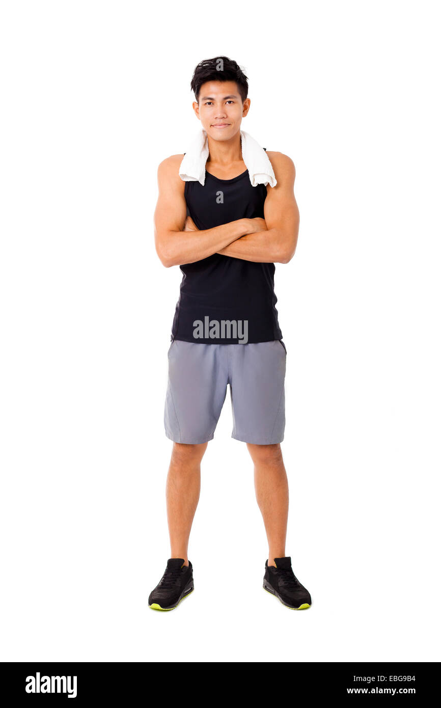 Full length healthy man Cut Out Stock Images & Pictures - Alamy