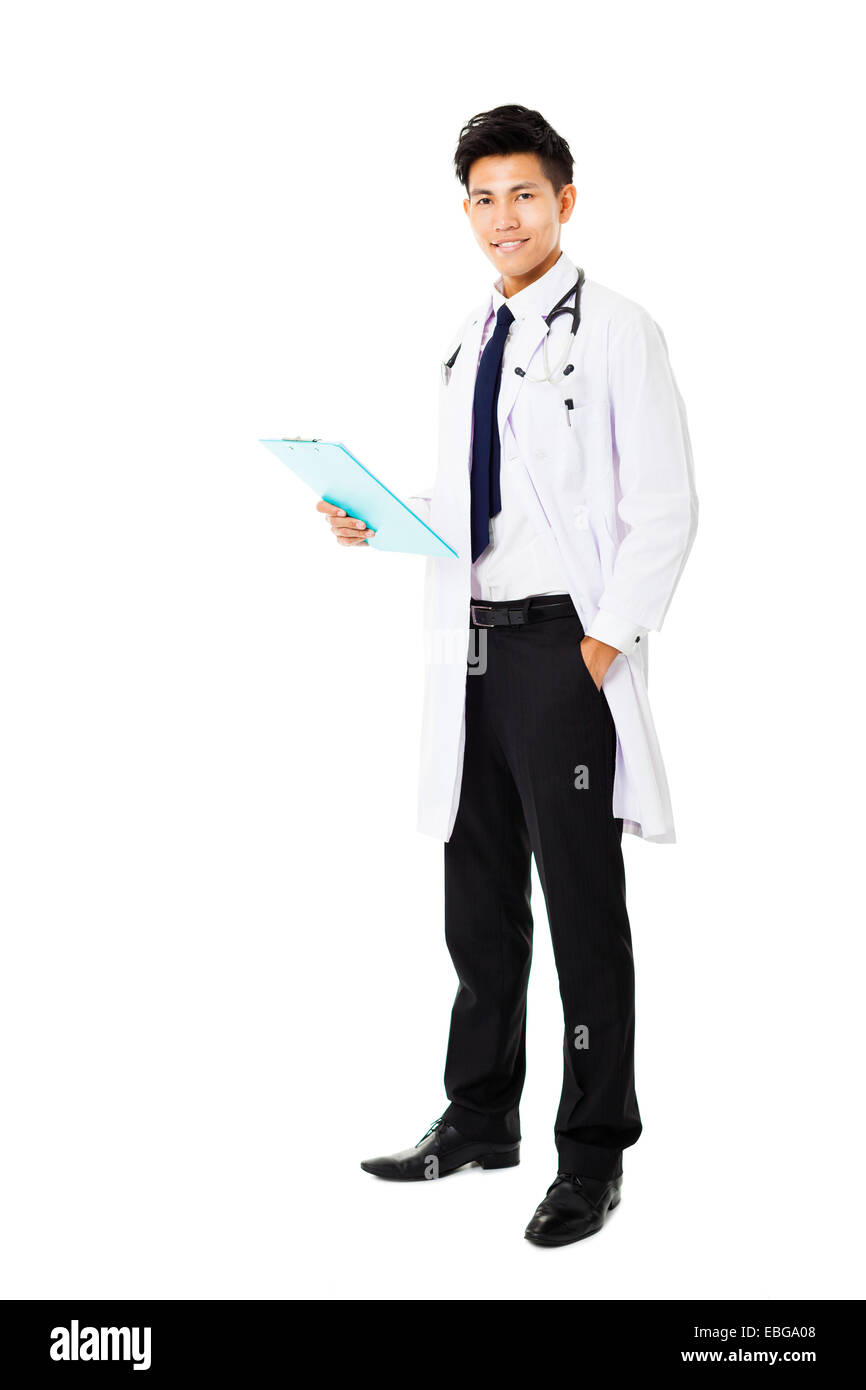 full length young medical doctor Stock Photo - Alamy