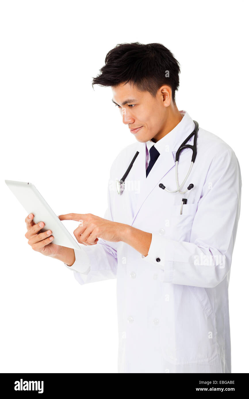 Doctor tablet hi-res stock photography and images - Alamy