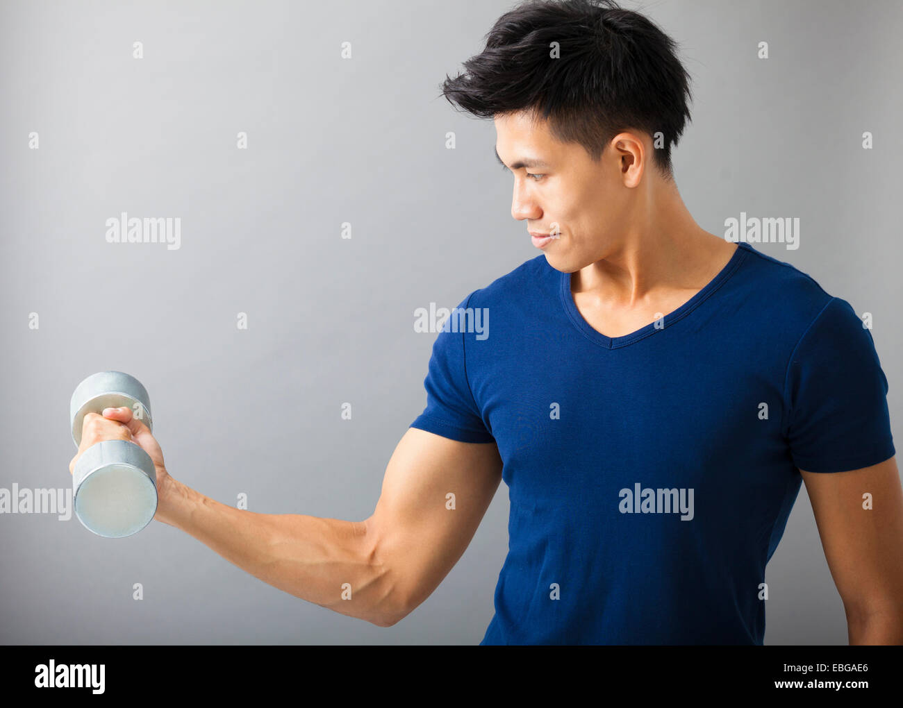 Strong chinese man hi-res stock photography and images - Alamy