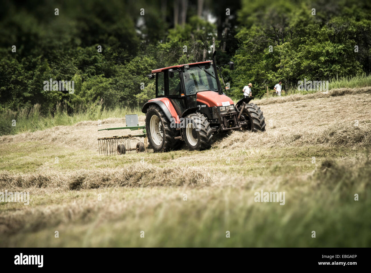 Hay turning machine hi-res stock photography and images - Alamy