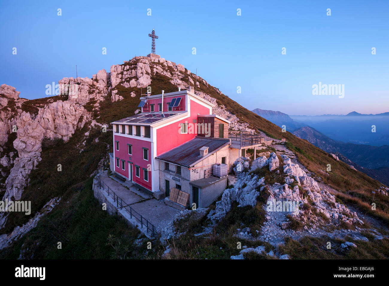 Rifugio Azzoni on Monte Resegone, near Morterone, Lecco province ...