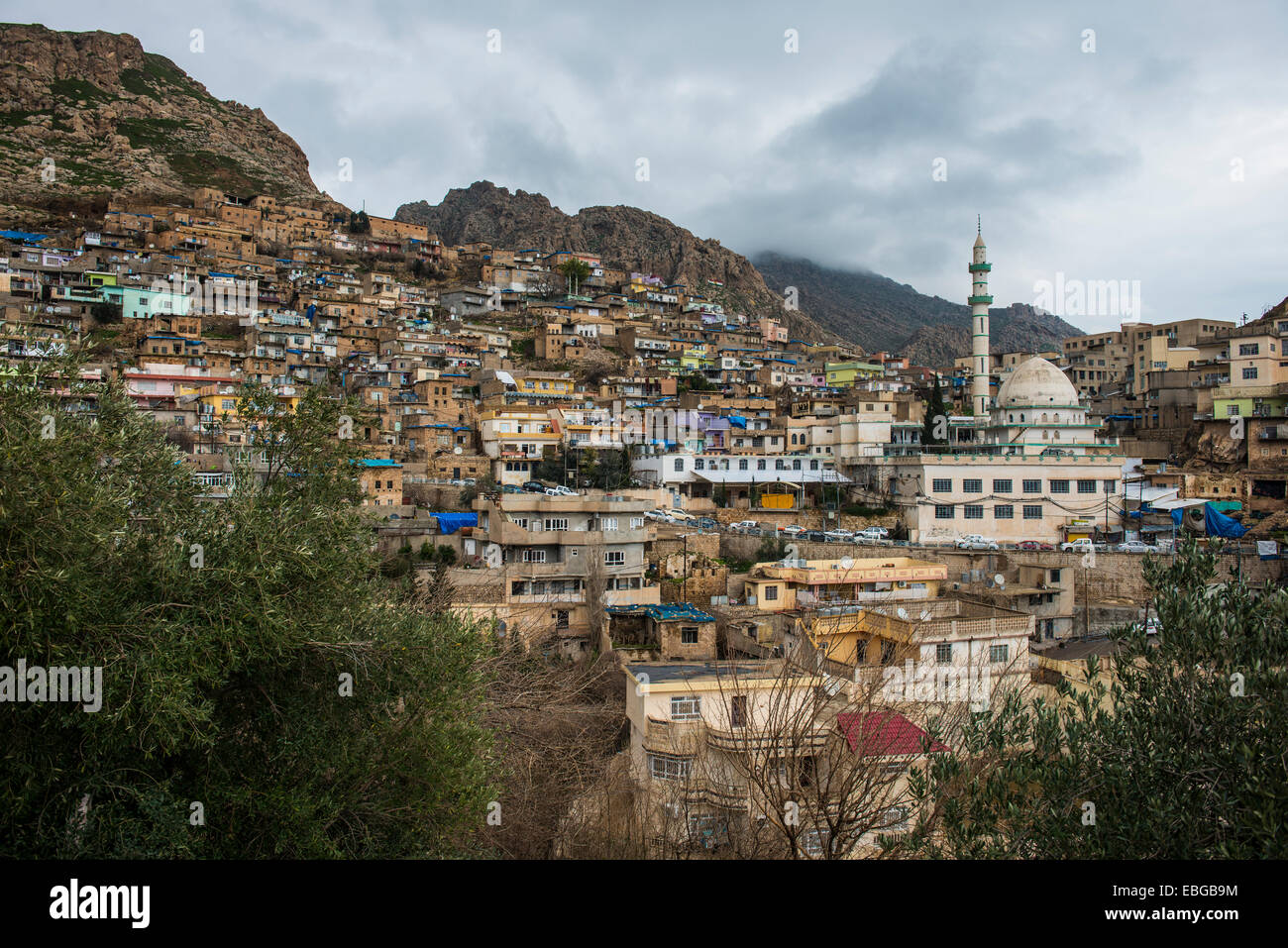Ancient town of Aqrah, Aqrah, Iraqi Kurdistan, Iraq Stock Photo - Alamy