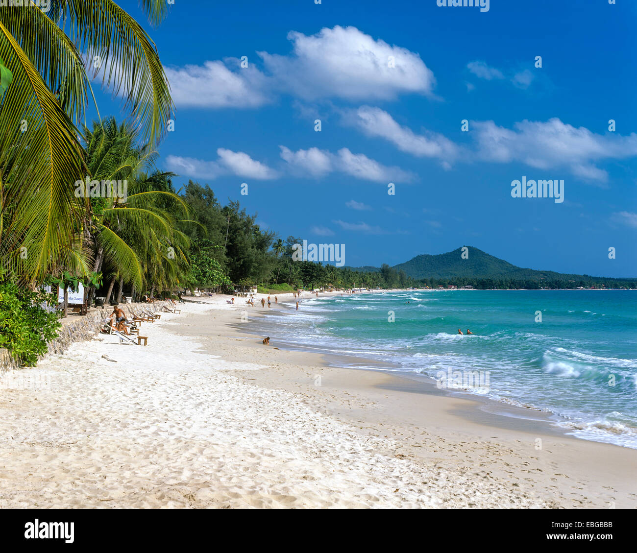 Chaweng Beach, Gulf of Thailand, Ko Samui, Southern Thailand, Thailand ...
