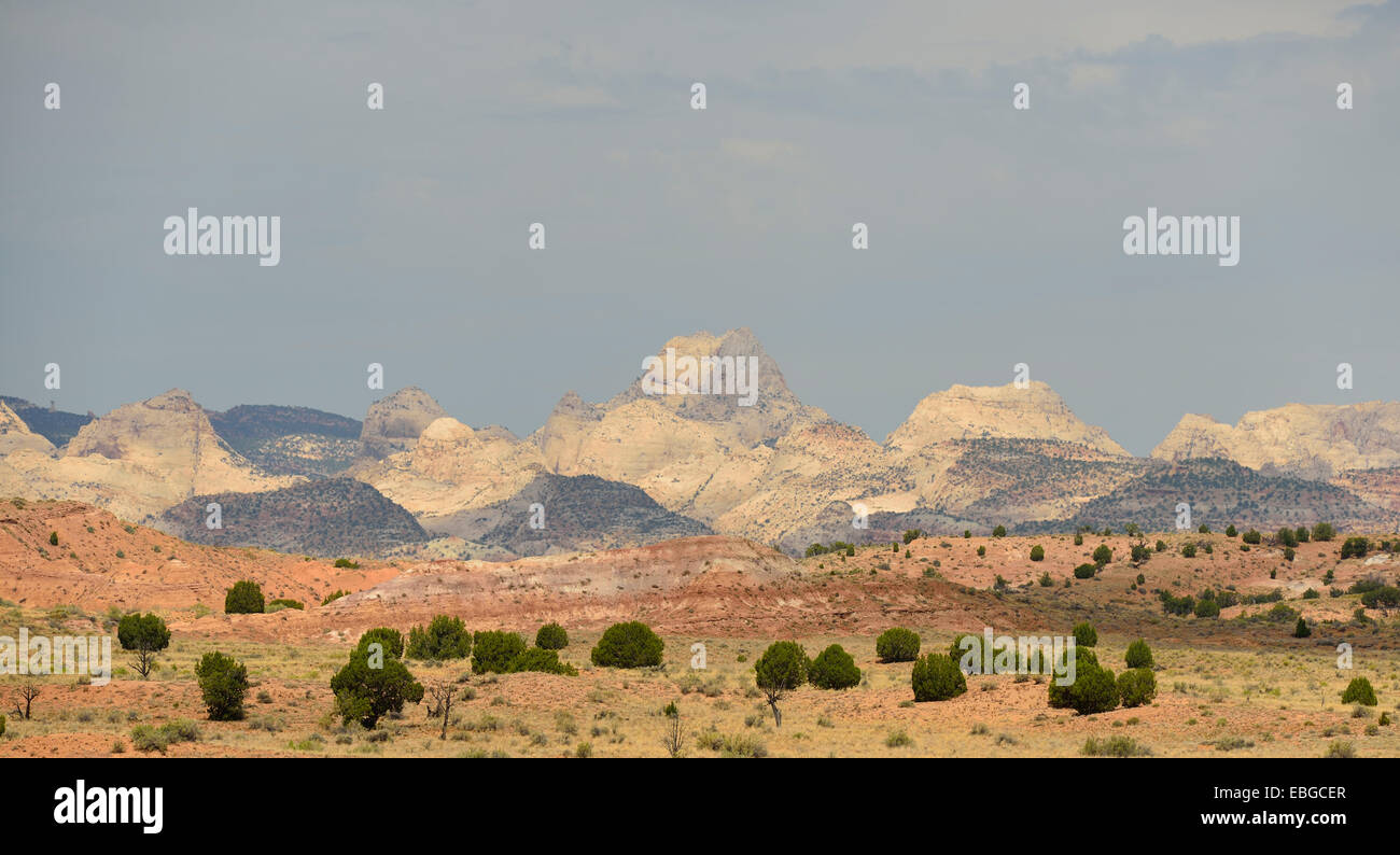 Golden Throne, seen from the Notom-Bullfrog Road, Capitol Reef National ...