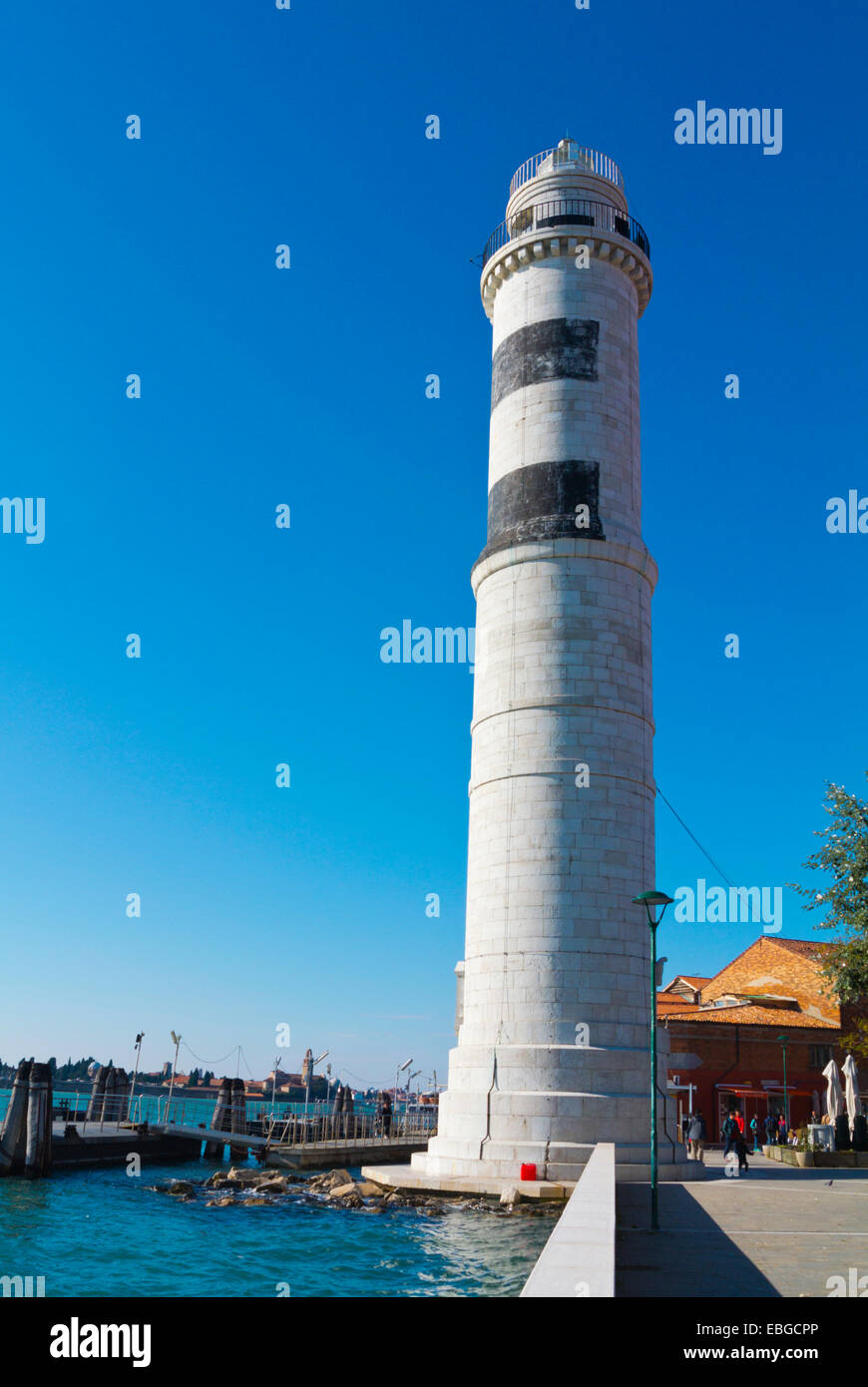 Faro di Murano, lighthouse tower (1912), Murano island, Venice, Italy ...