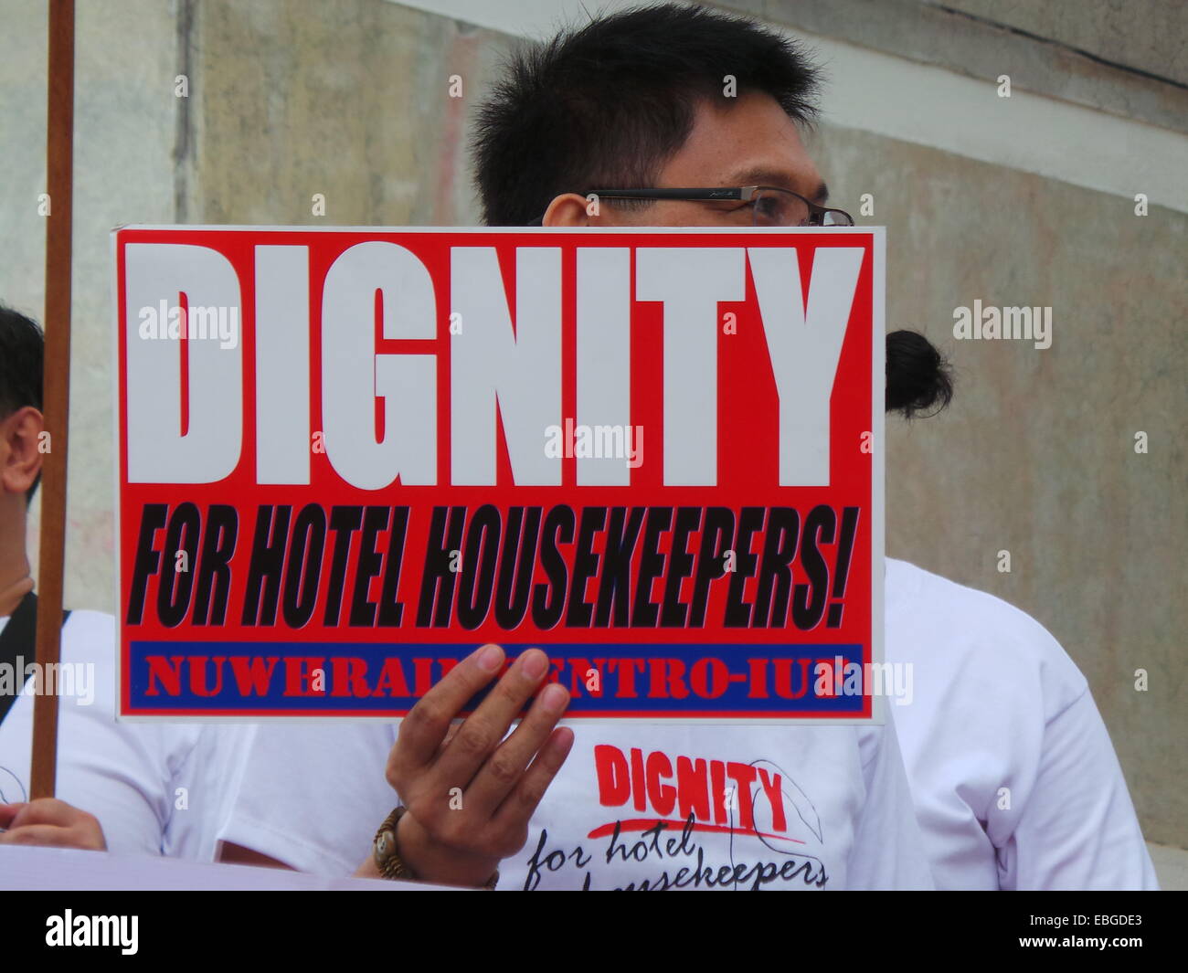 Hotel workers celebrate 151st birthday of Andress Bonifacio, the ...