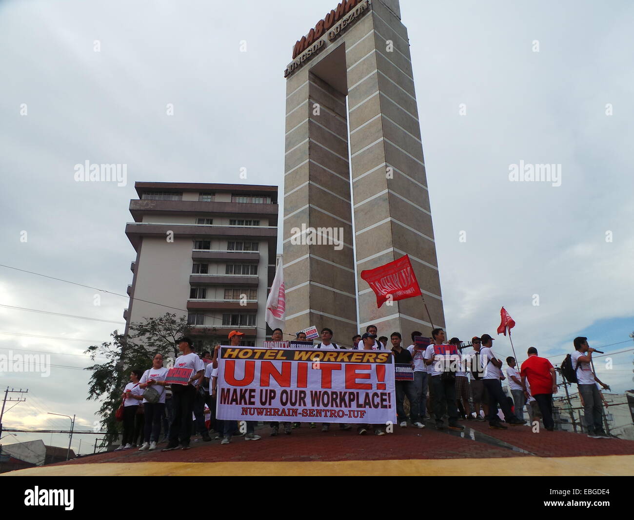 Hotel workers celebrate 151st birthday of Andress Bonifacio ...