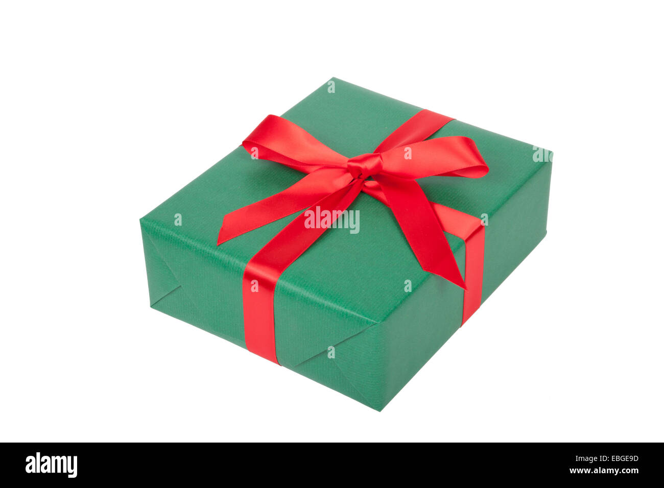 christmas present isolated on white Stock Photo - Alamy