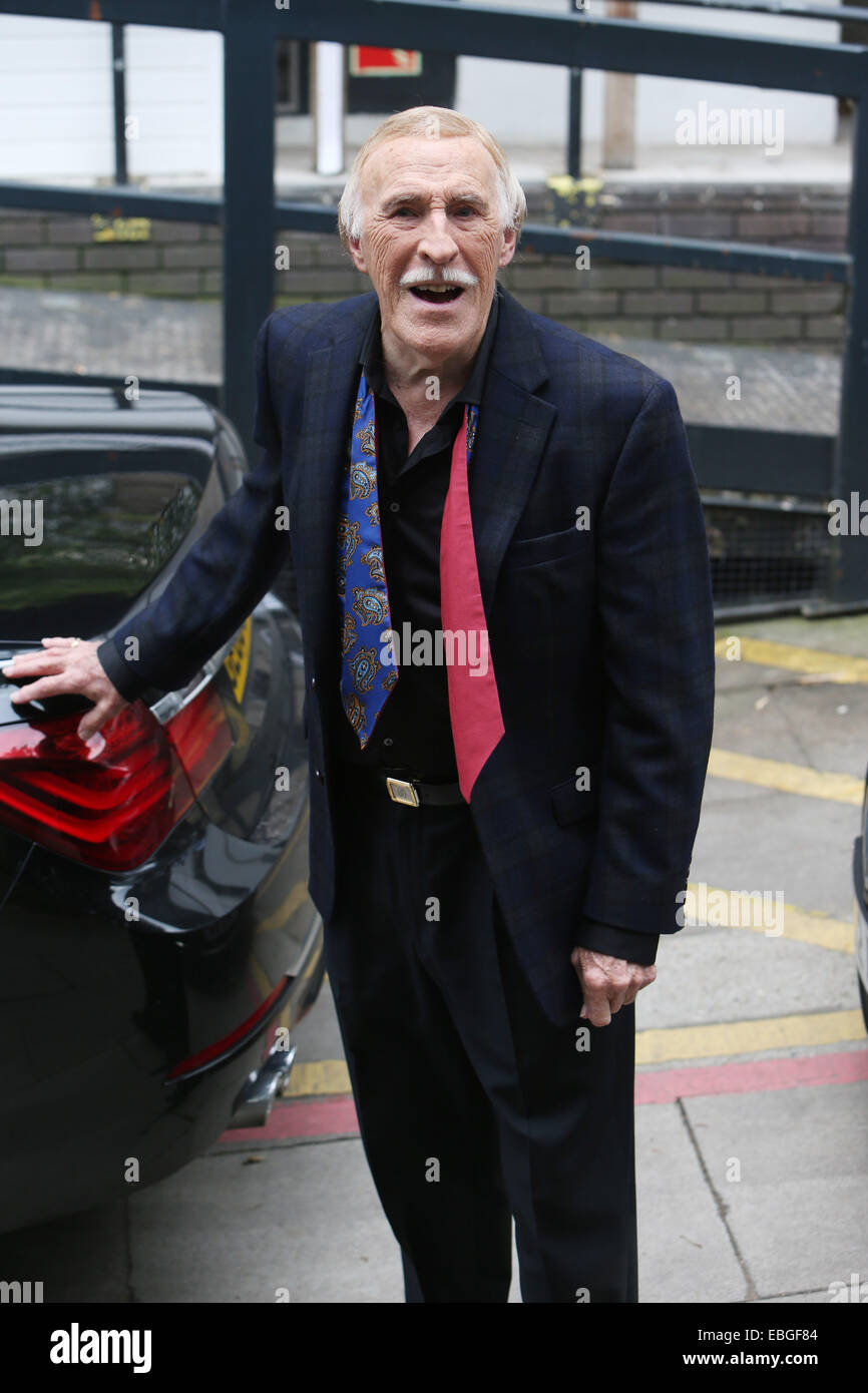 Sir Bruce Forsyth outside the ITV studios Featuring: Sir Bruce Forsyth ...