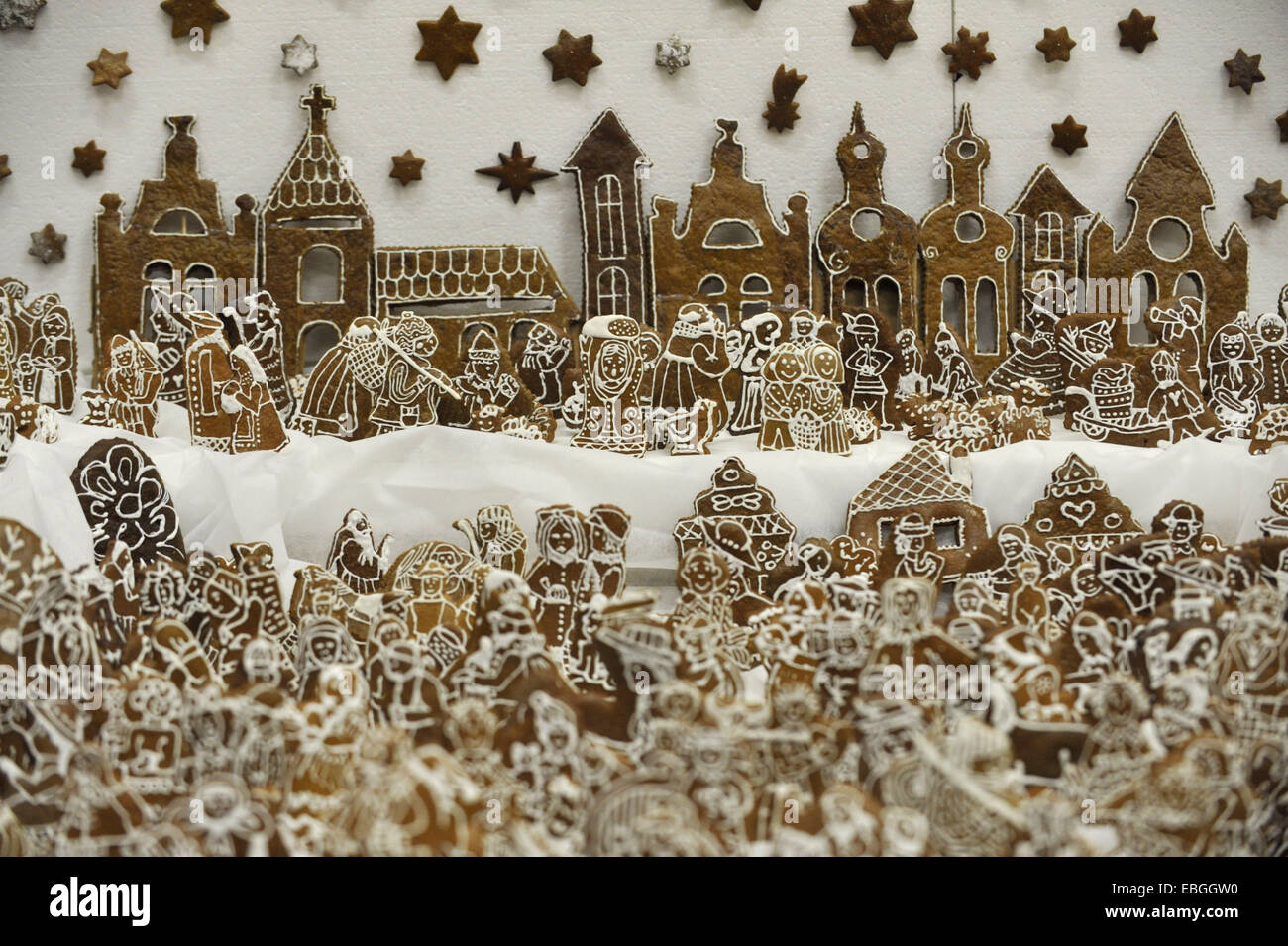 Zdounky, Czech Republic. 30th Nov, 2014. The largest gingerbread ...