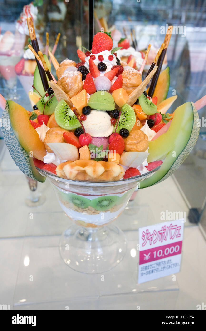 Ice cream sundae dessert, Tokyo, Japan Stock Photo - Alamy