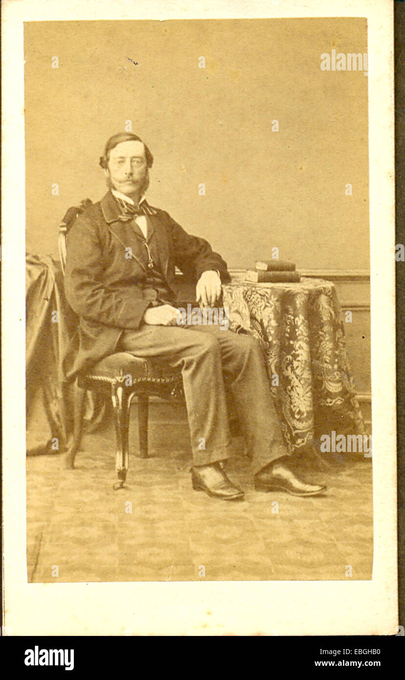 Carte de visite portrait of Lord Cecil Brownlow Stock Photo - Alamy