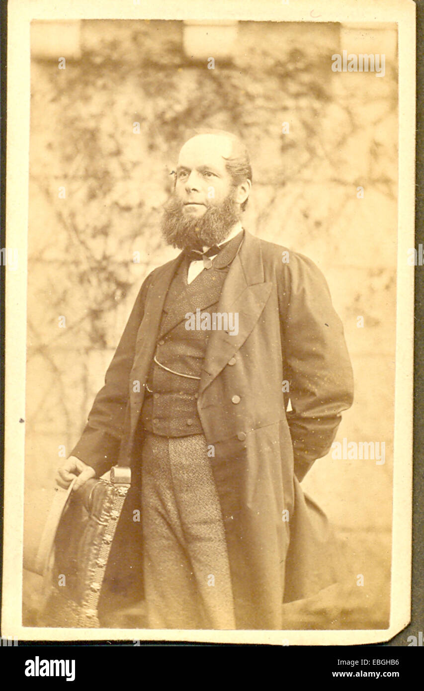 Carte de visite photograph of the Duke of Buckingham and Chandos Stock ...