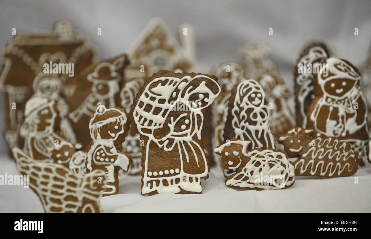 Zdounky, Czech Republic. 30th Nov, 2014. The largest gingerbread ...
