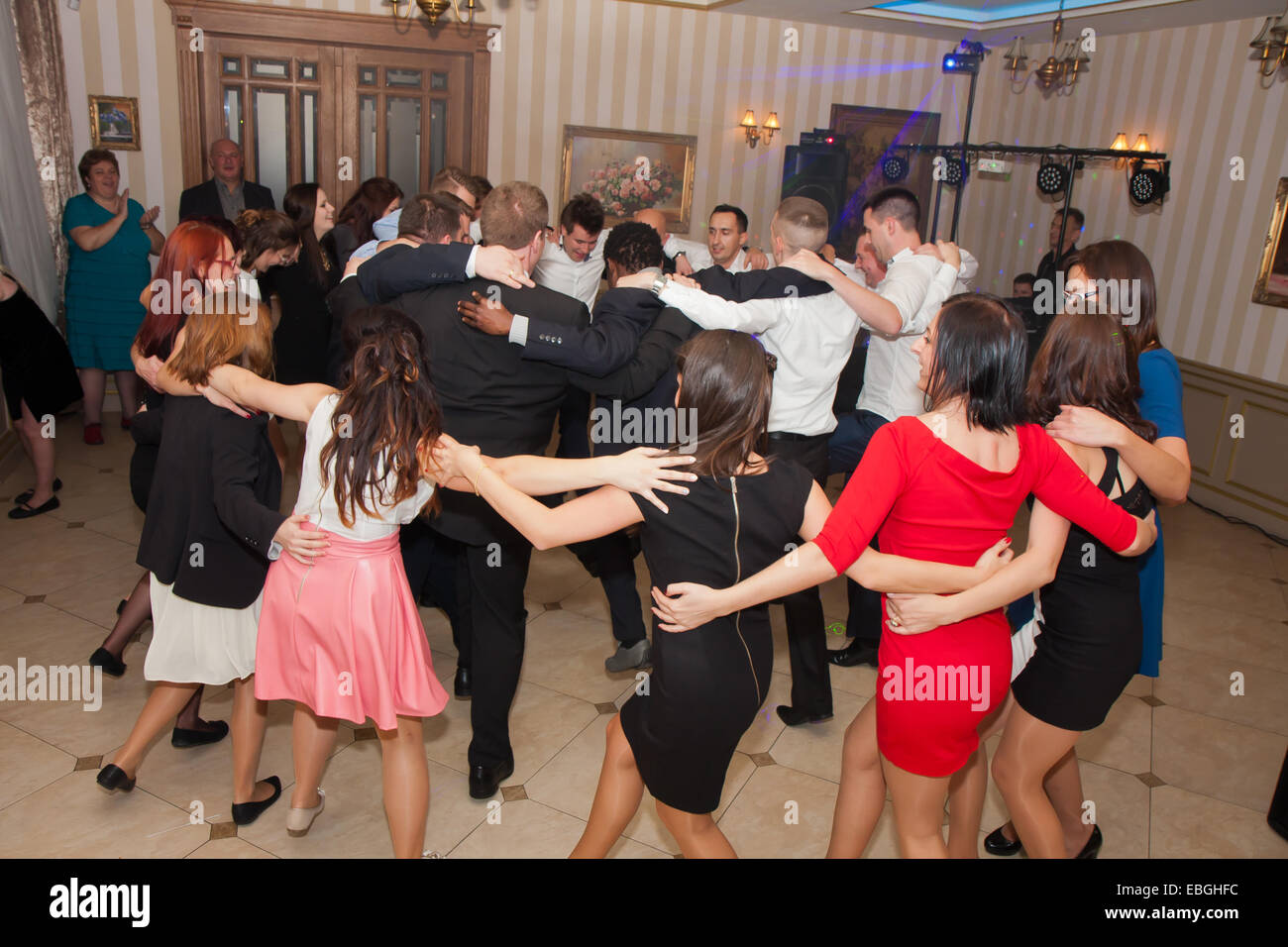 Happy young people having a good time hi-res stock photography and ...