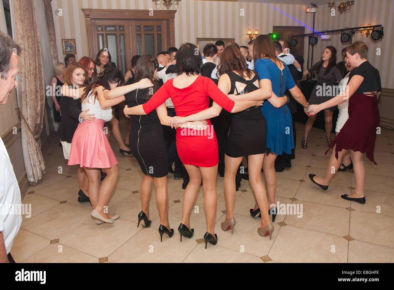 Happy young people having a good time hi-res stock photography and ...